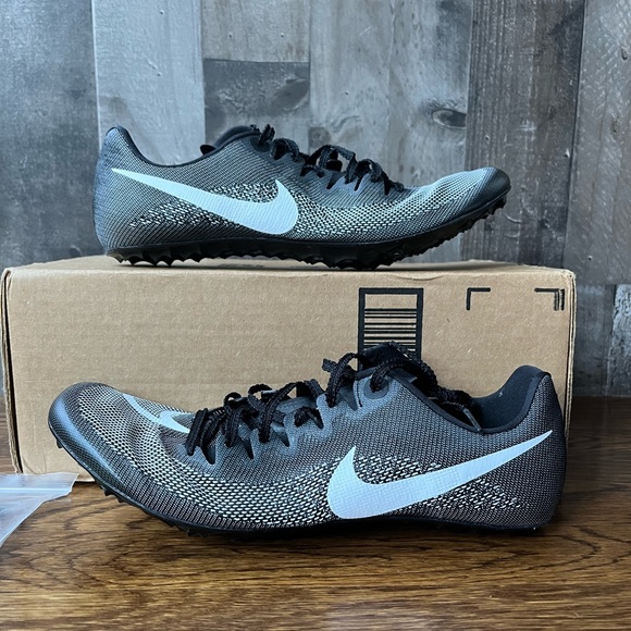 Nike | Shoes | Nike Zoom Ja Fly 4 Track Cleats Black White Gold Mens ...